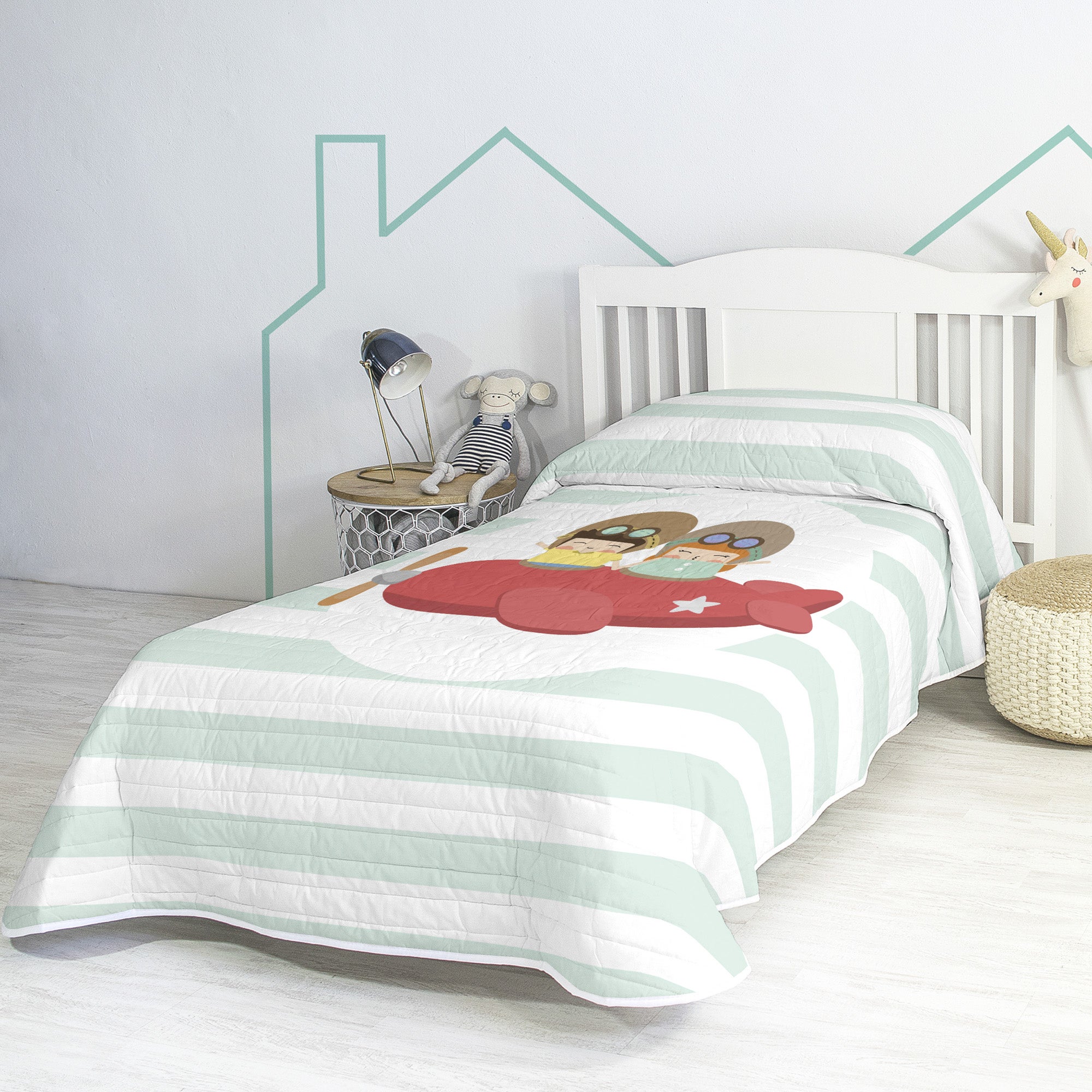 Learning to fly Colcha 180x260 cm (Cama 80/90/105) | Leroy Merlin