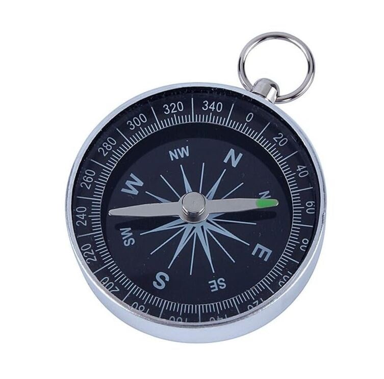 (44x44x10mm) Boussole avec Cadran Blanc, Boussole à Poche Portable en ...