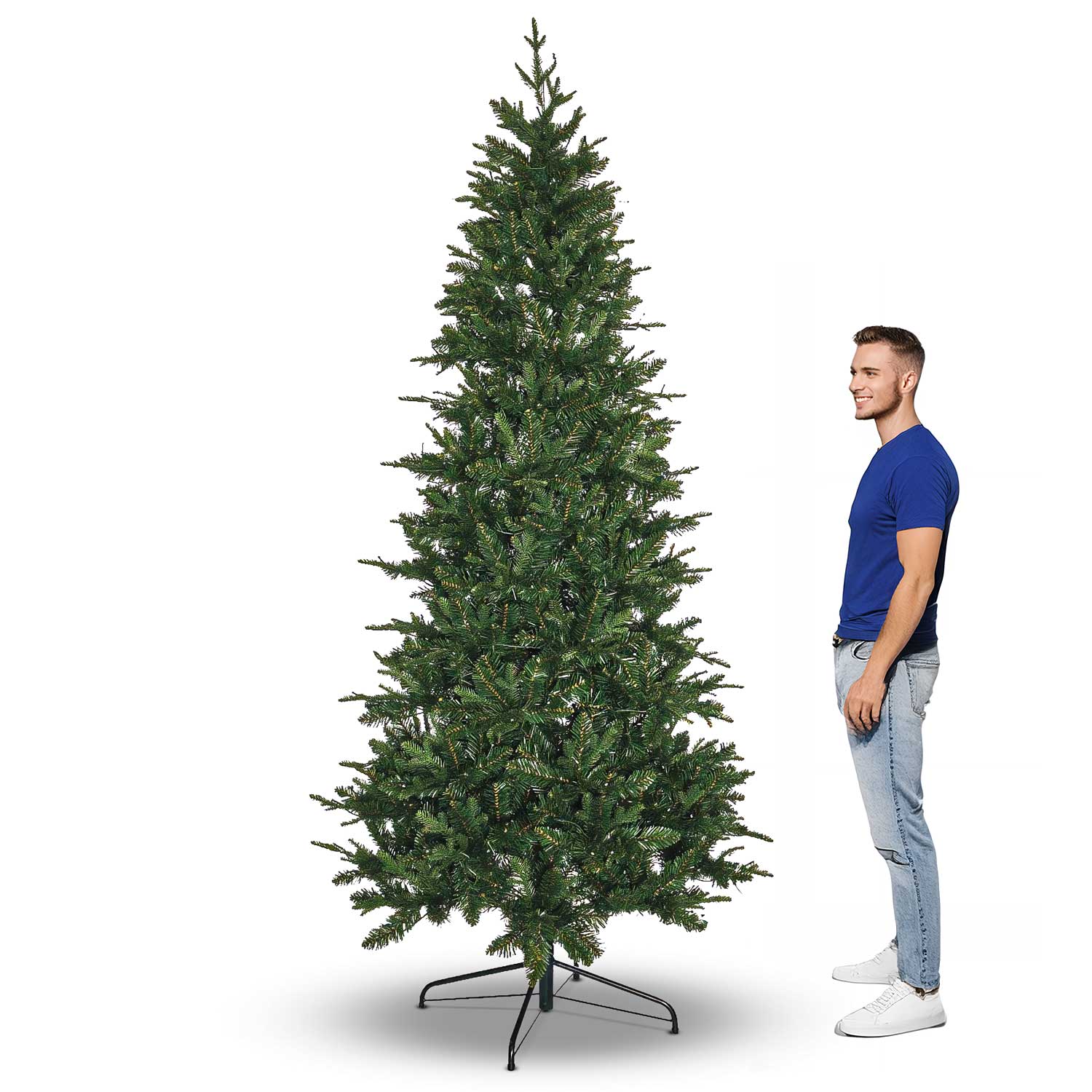 Venus - Árbol de Navidad con efecto realista de PE y PVC ø115x230H ...