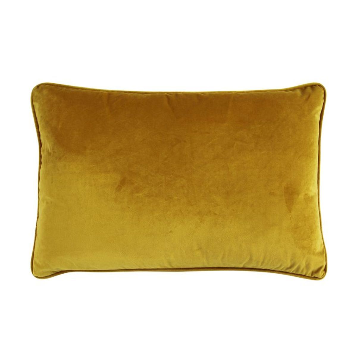 VELOURS - Coussin en velours jaune 60x40 | Leroy Merlin