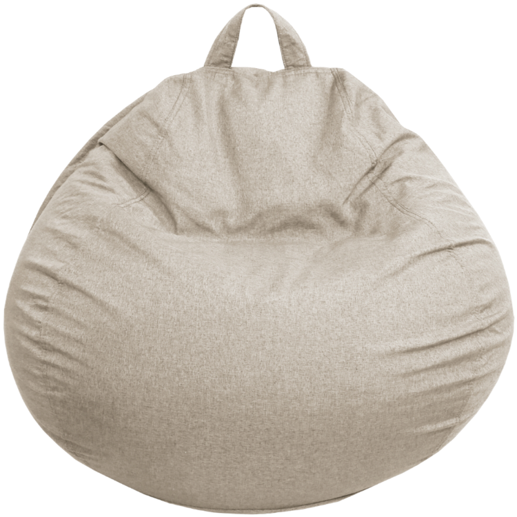 Pouf sacco beige 105 x 85 cm | Leroy Merlin