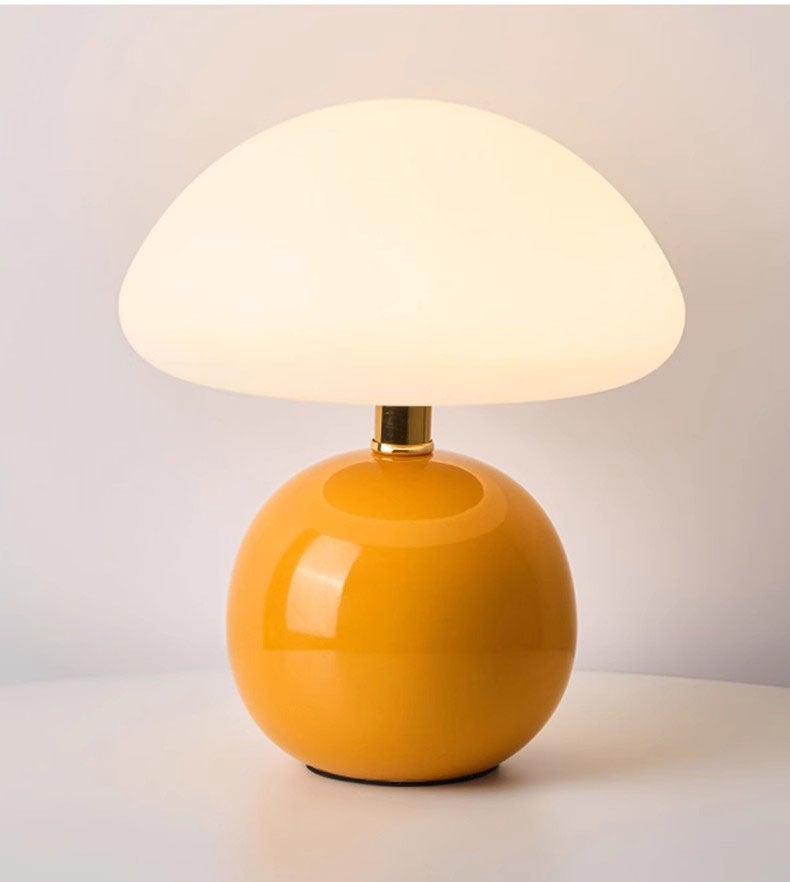 Lampe de chevet champignon, lampe d'ambiance décorative simple ...