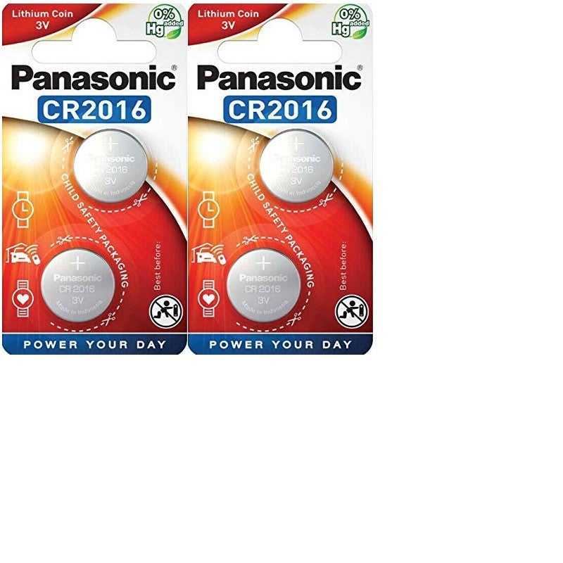 4 piles Panasonic CR2016 | Leroy Merlin