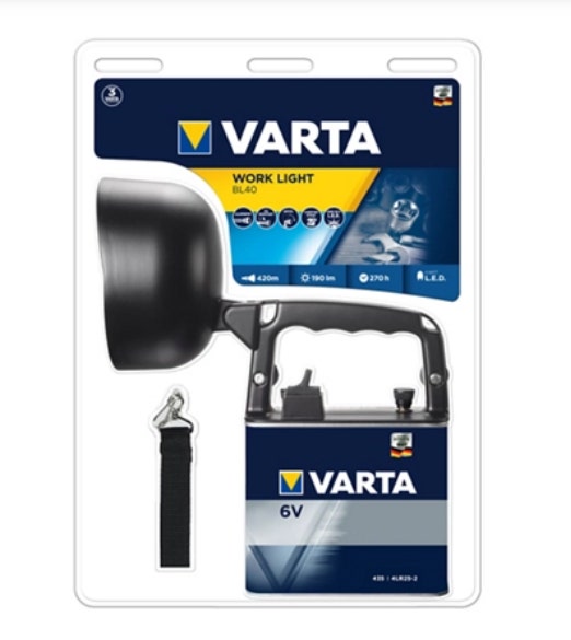 Varta - Torche LED Work Light BL40 - 18660101421 | Leroy Merlin