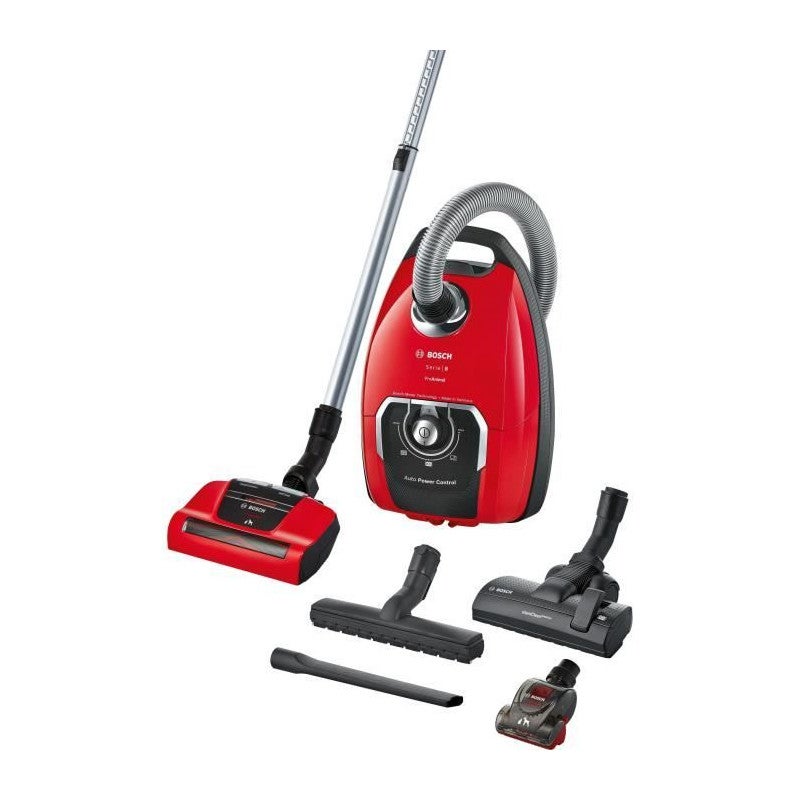 Aspirateur avec sac BOSCH GL80 ProAnimal Rouge -BOSCH BGB8PET1 - 650 ...