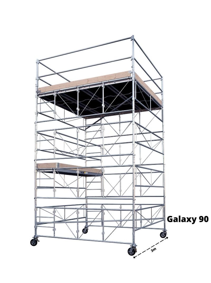 DUARIB GROUP - Tour échafaudage Roulant Acier Galaxy - Largeur de 1,5 ...