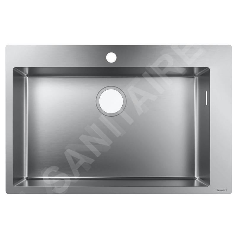 Hansgrohe Éviers - Evier encastré S711-F660, inox 43302800 | Bricoman