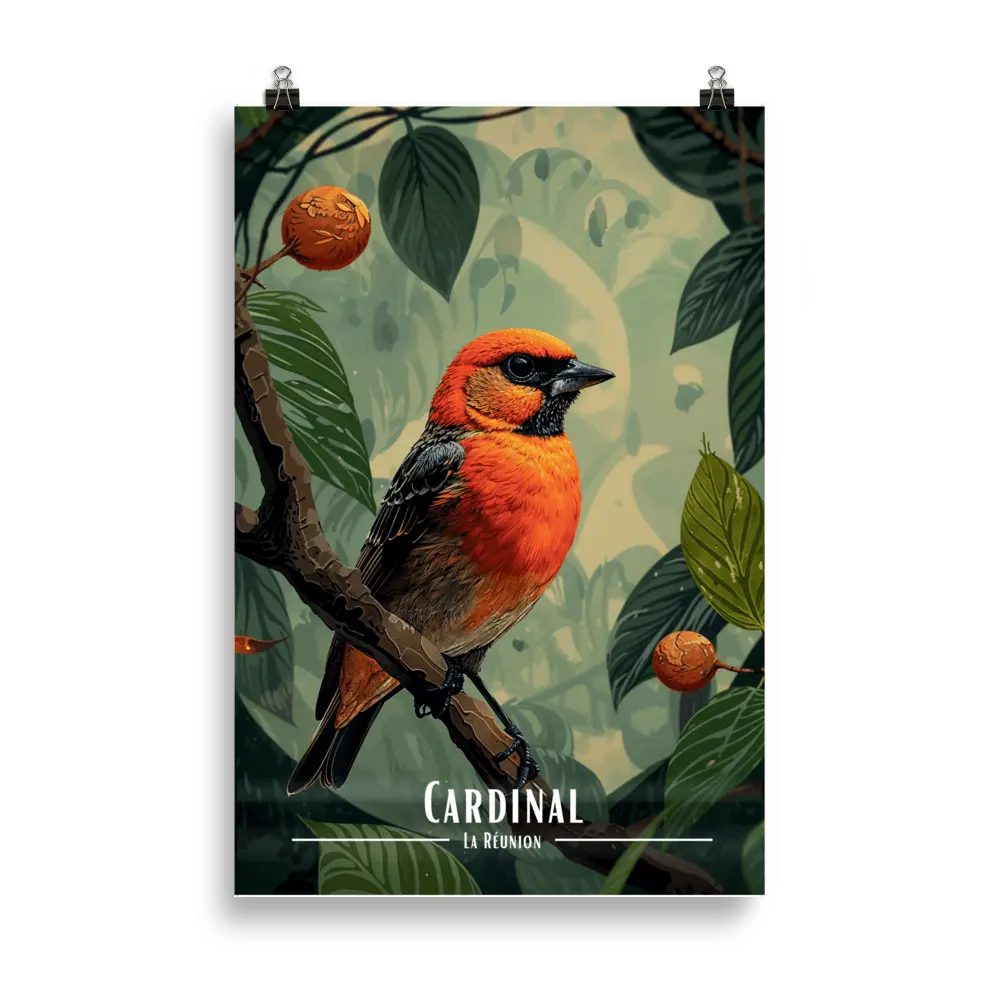Affiche de La Réunion 'Cardinal' | Leroy Merlin