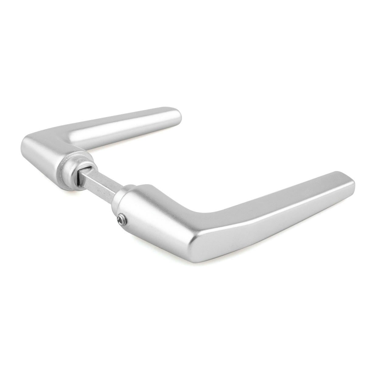 MANETA ALUMINIO 110mm. CUADR.8mm.PLATA | Leroy Merlin