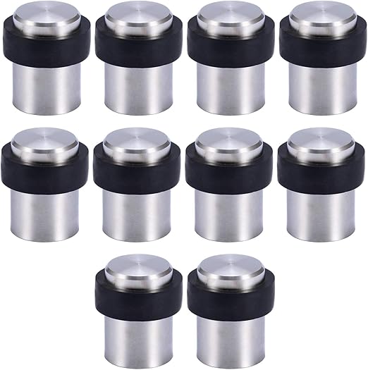 10 X Butoir de Porte de Sol 4.5 cm en Acier Inox Arrêt de Porte Butoir ...