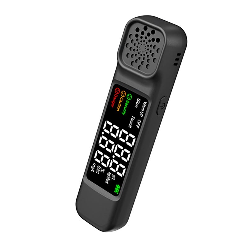 Detector de alcohol portátil de alta precisión, probador de aliento sin ...