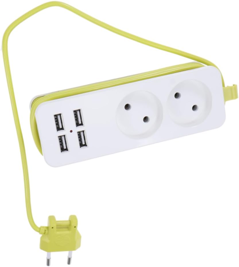 Multiprise Électrique Multifonctionnelle avec Ports USB et Prises Prise ...