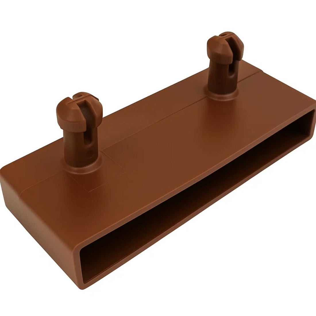Embout de Latte 60mm marron tête décalé| Attaches plastique Renforcé ...