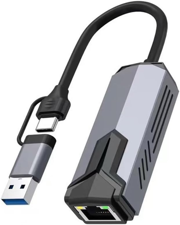 Tarjeta de red cableada 5G USB 3.0 Tipo-C a RJ45, 5000 Mbps de alta ...