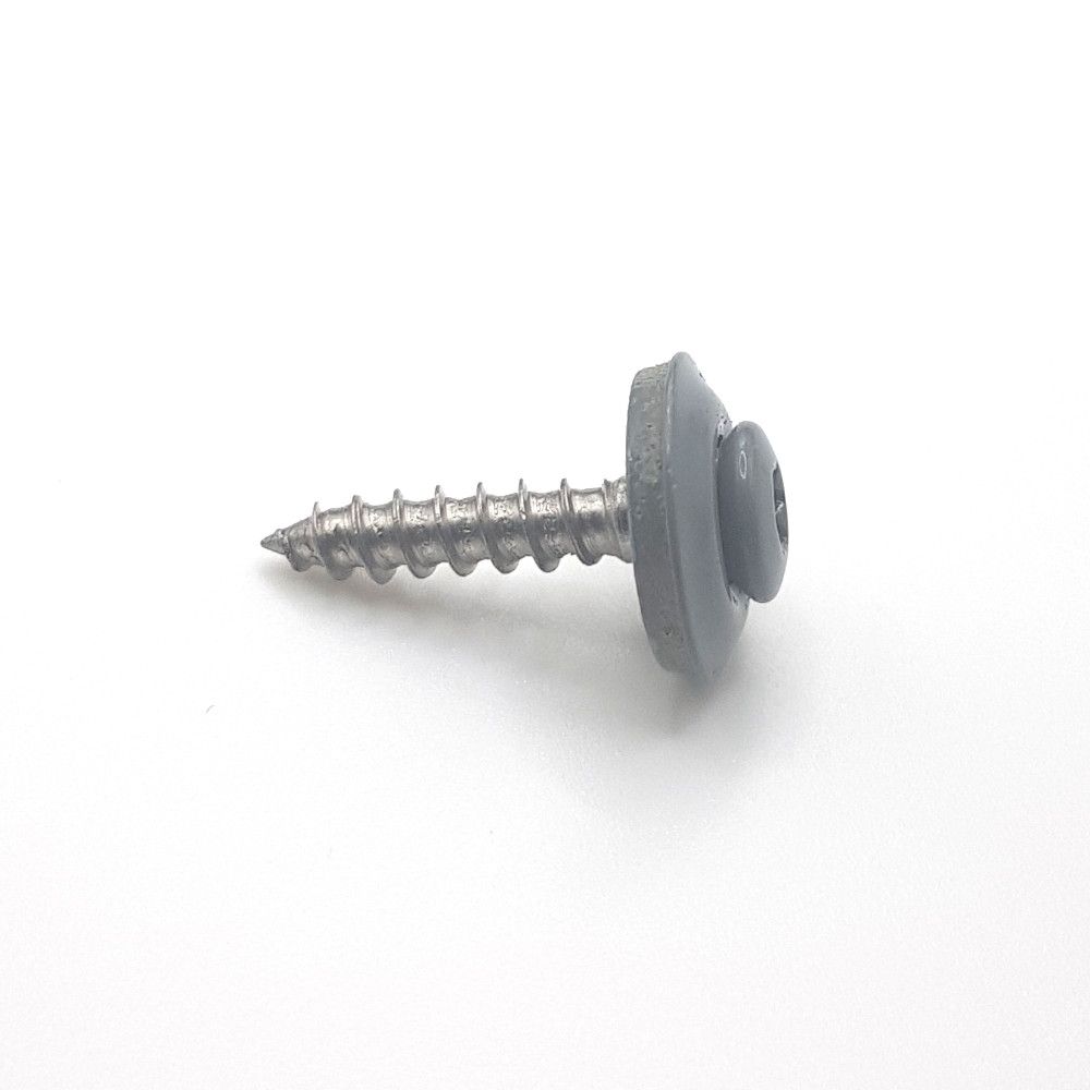 Vis de rive 4,5x25 mm RAL 7005 gris souris Inox A2 avec EPDM 15mm Tx ...