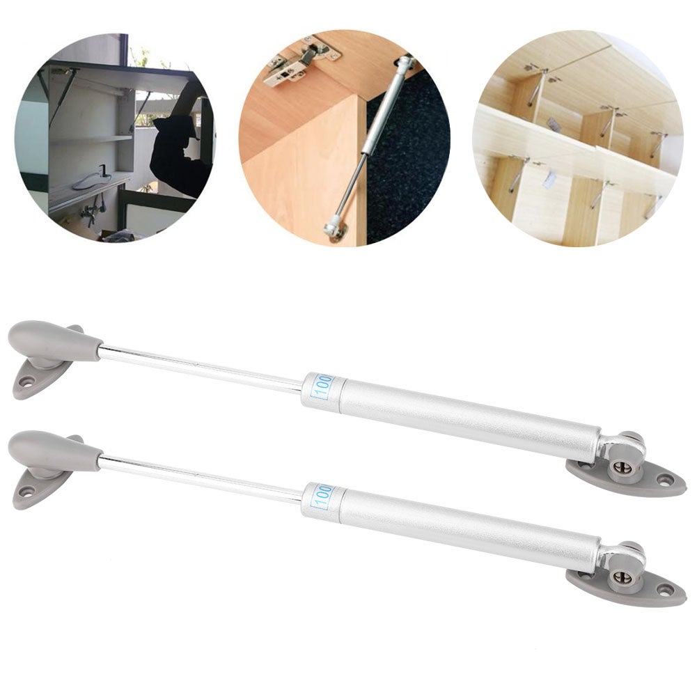 2 vérins à gaz 100N pour meuble, porte relevable, tige de levage ...