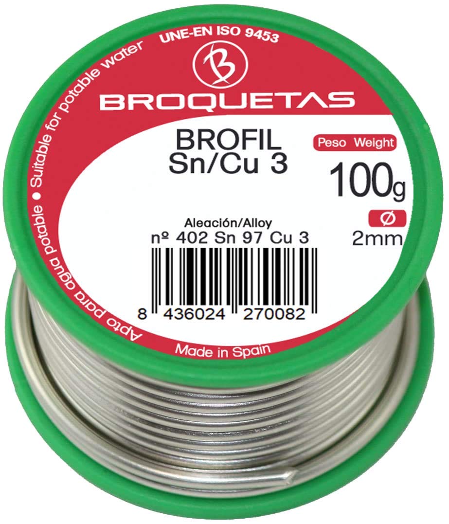 Brofil fil étain cuivre 3 Sn CU 100g bobine | Leroy Merlin