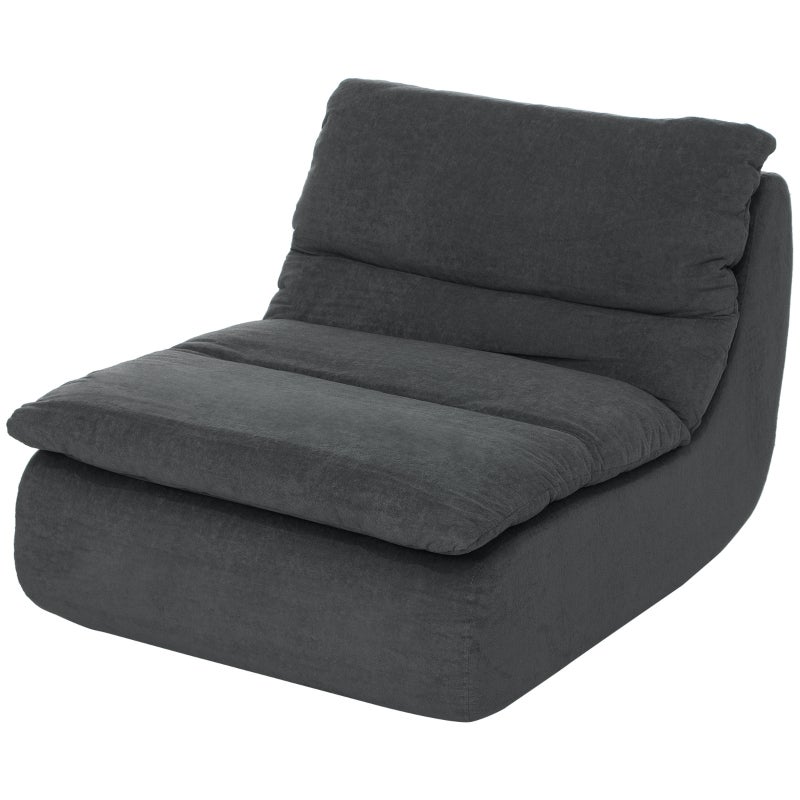 Fauteuil de sol monobloc en mousse ultra haute densité, fauteuil/canapé ...