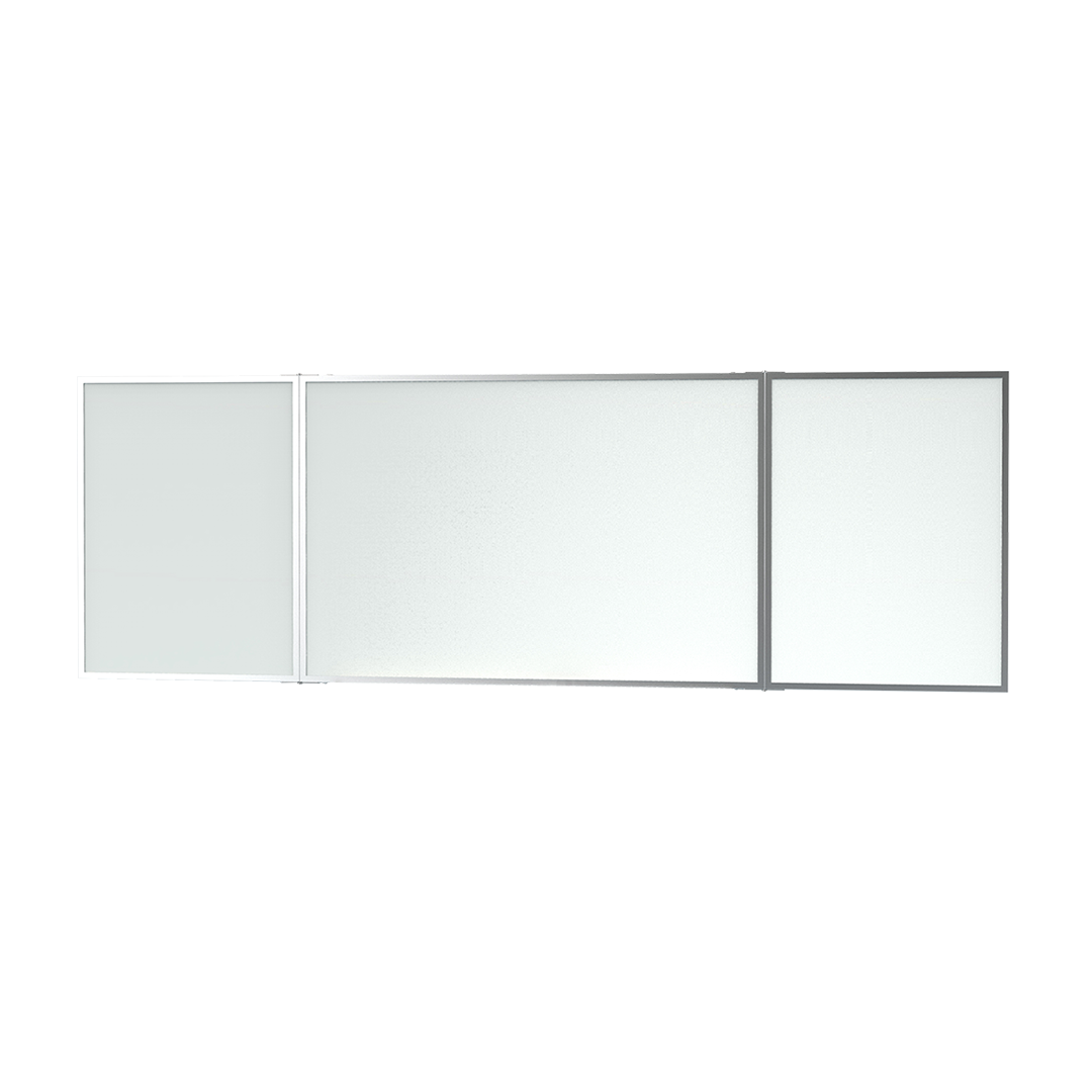 Tableau blanc multi-segments/pliable - acier laqué - 60x90cm - 5 faces ...