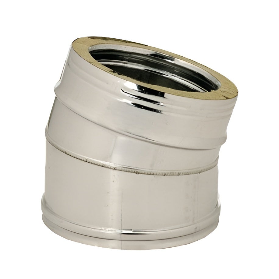 Dwuścienne kolanko 15° ze stali nierdzewnej śr. wew. 100 / zew. 150 ...