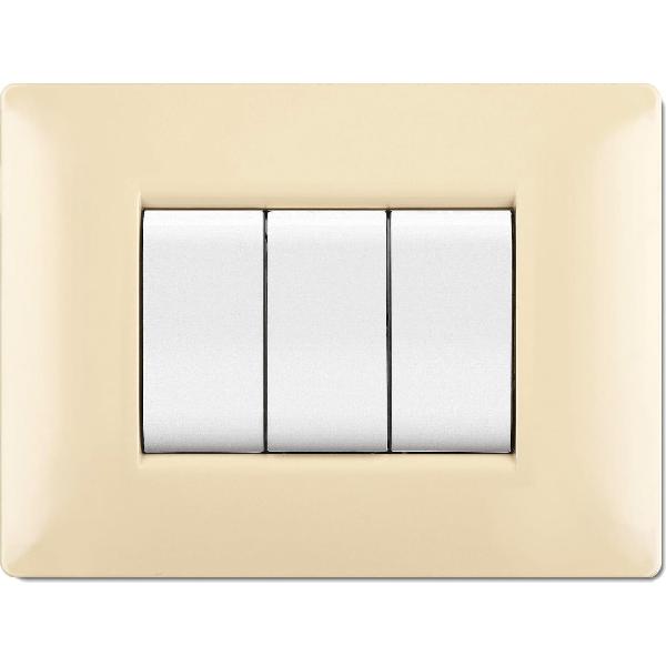 LIFE Q LIVING PLAST ASSIETTE IVOIRE 4P | Leroy Merlin