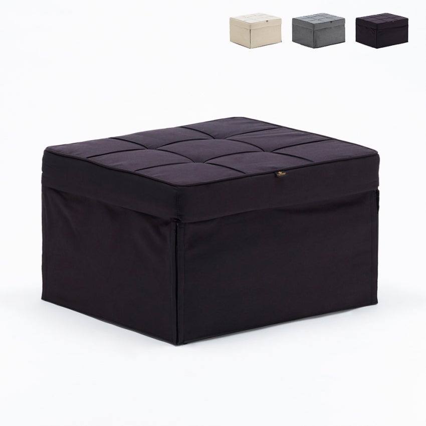 Pouf cama plegable en tejido Sweet Relax | Leroy Merlin