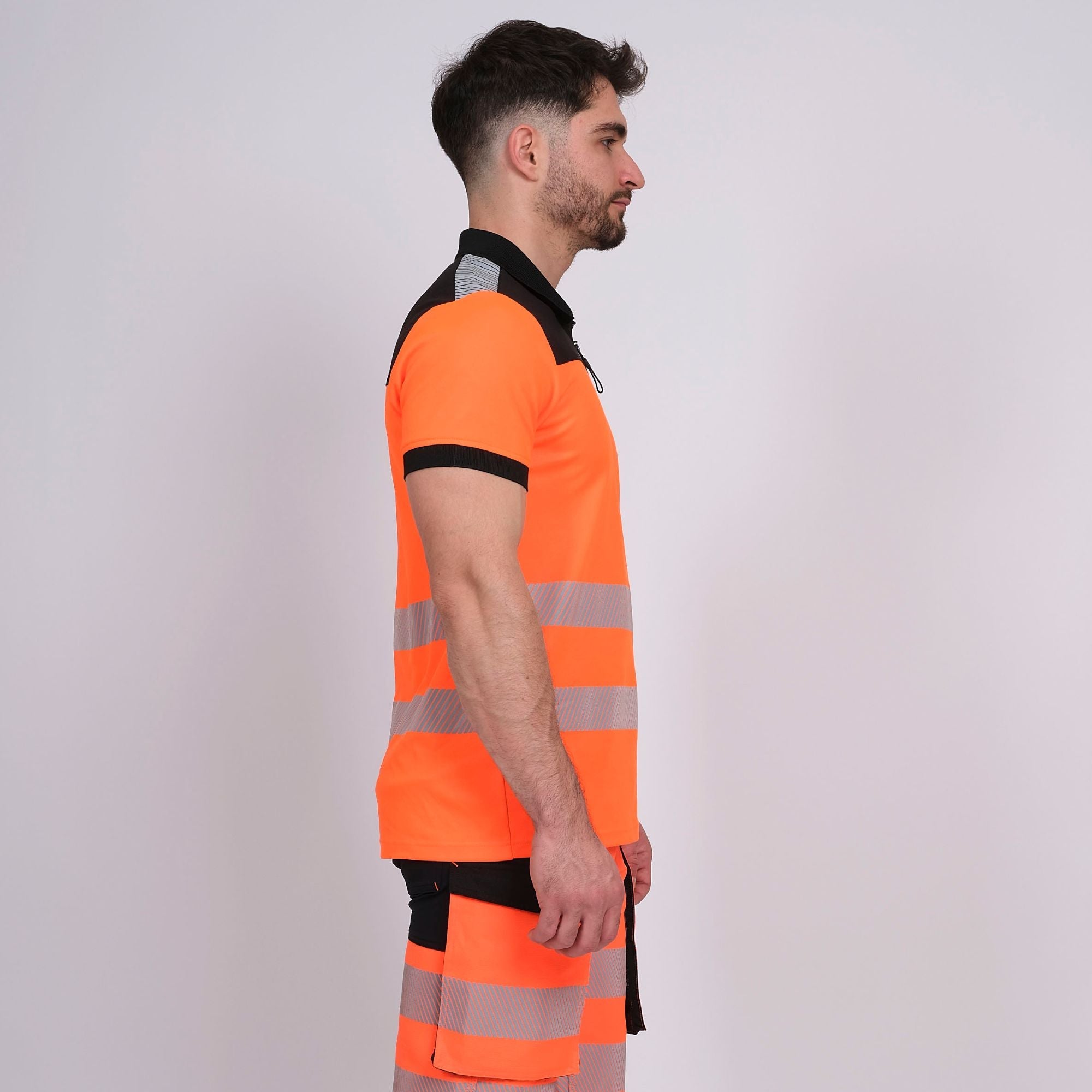 MARS - POLO DE TRAVAIL HAUTE VISIBILITÉ - 1073 Orange fluo 3XL | Leroy ...