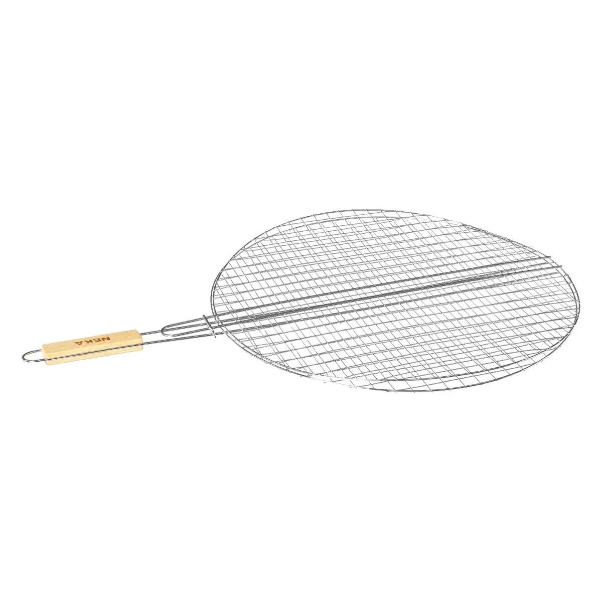 Double Grille Barbecue Ronde "Summer" 50cm Chrome | Leroy Merlin
