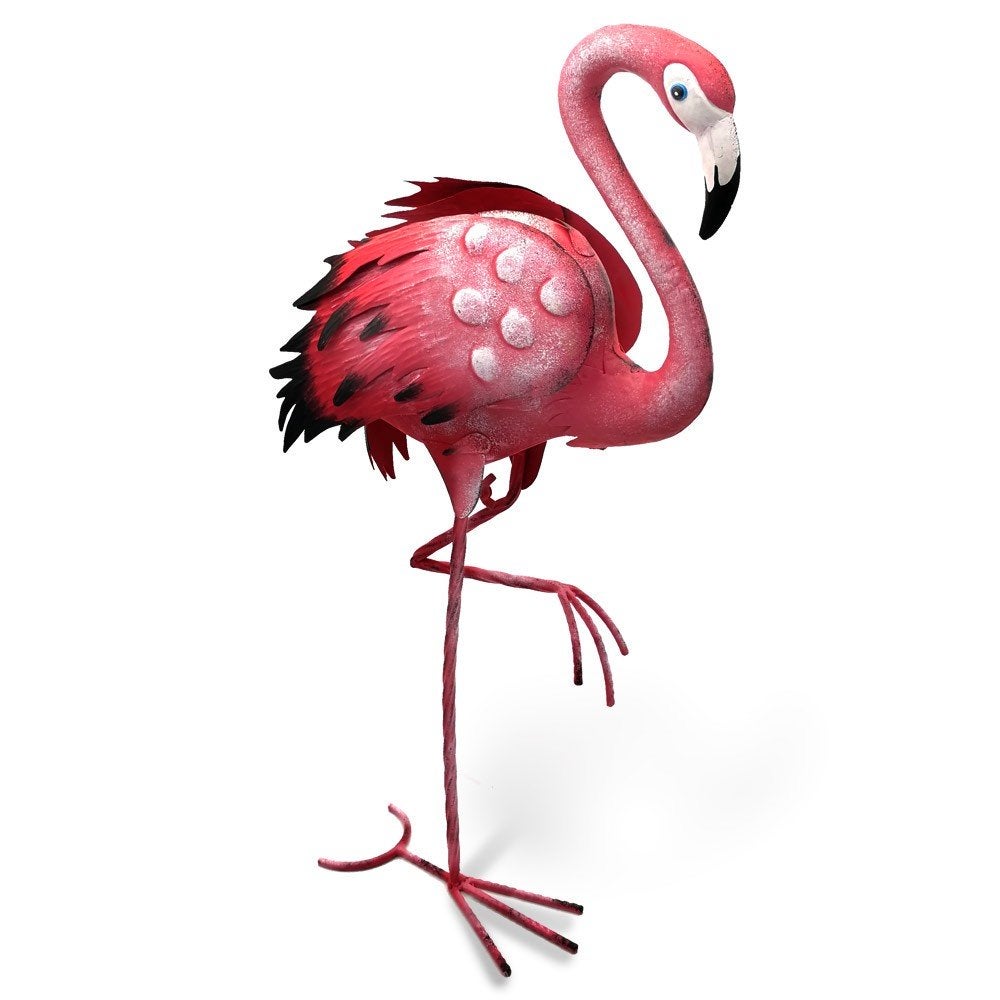 Flamant rose deco jardin animaux | Leroy Merlin