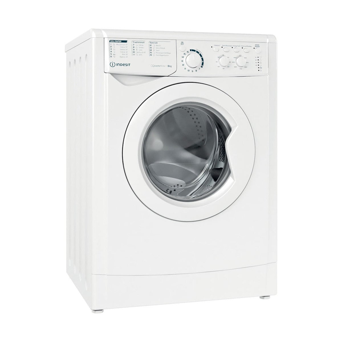 Indesit EWC 81283 W IT N machine à laver Charge avant 8 kg 1200 tr/min ...