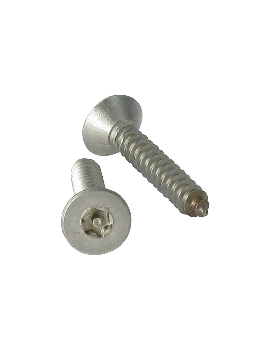 Vis tôle Inviolable Inox A2 Tête fraisée TF T15+TETON 3.5X13-1 piece ...