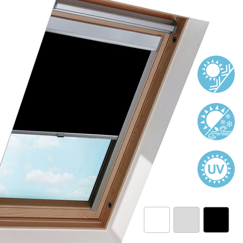 Store Occultant Store fenêtre de toit VELUX occultant manuel noir M08 ...