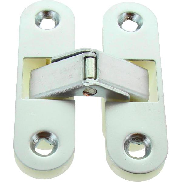 CHARNIÈRE INVISIBLE POUR PORTES CHROME SAT 63X89 | Bricoman