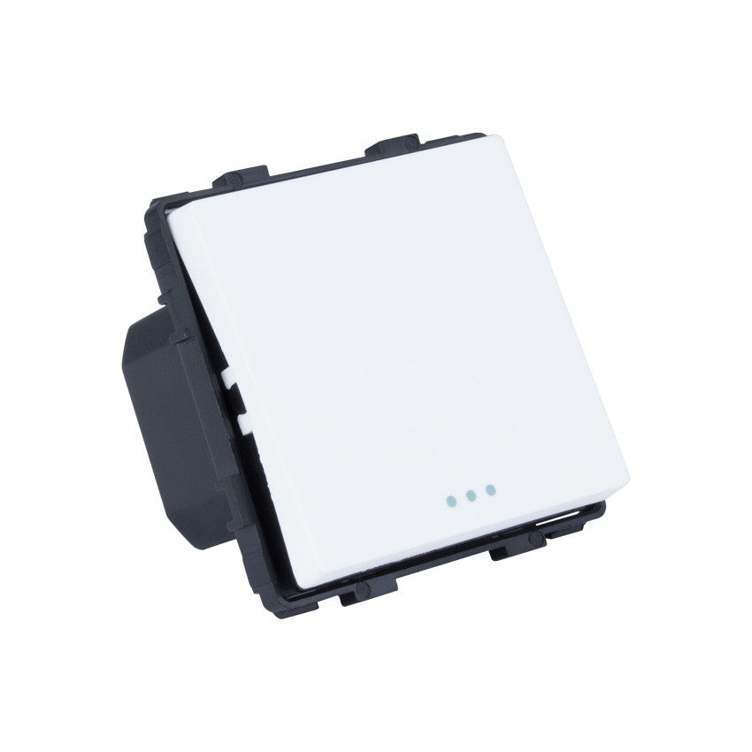 Ledkia Interruptor Pulsador Modern Blanco PC | Leroy Merlin
