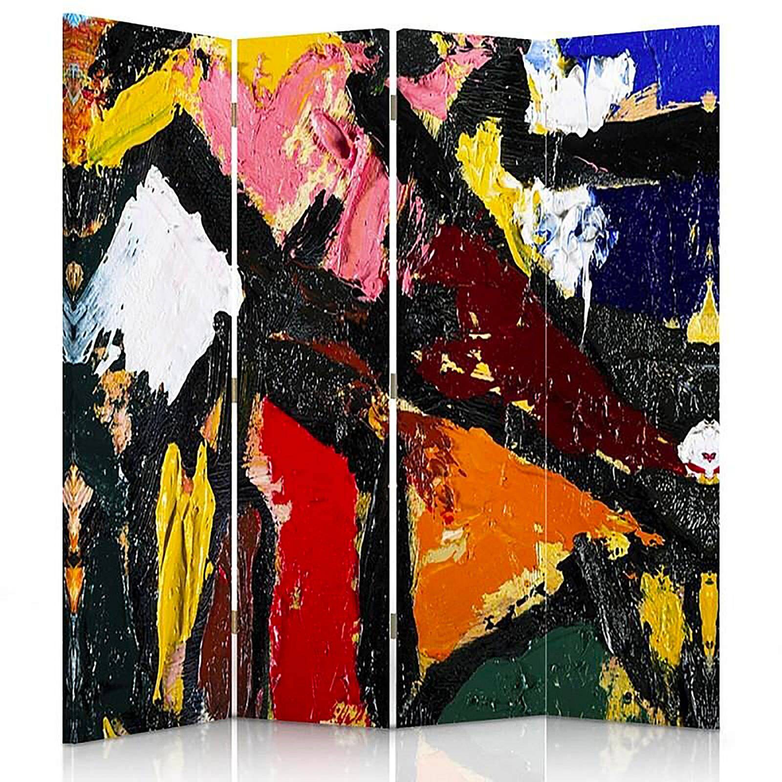 Paravent Design Abstrait Multicolore pour Décoration Intérieure - 145 x ...
