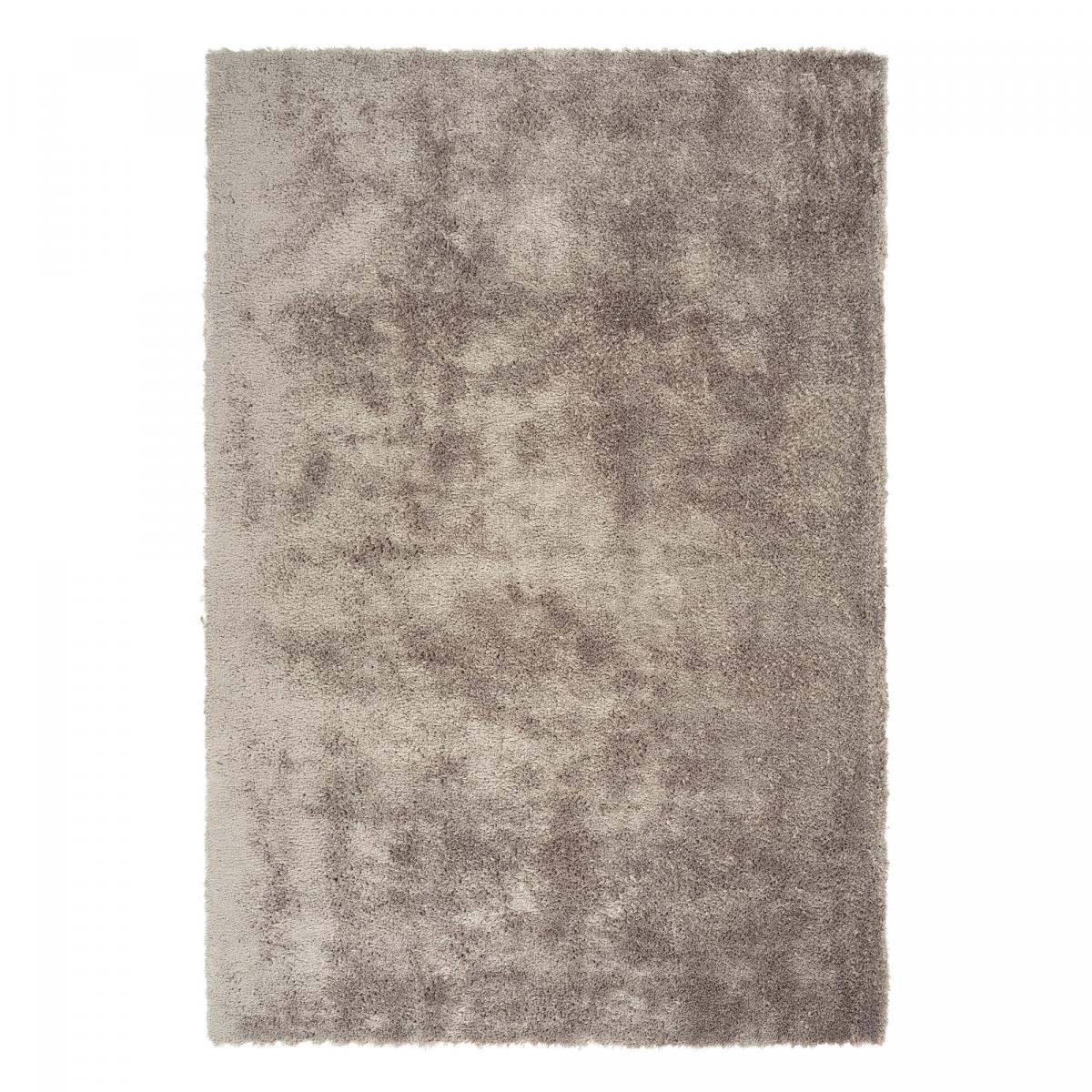 Tapis longs poils shaggy 200x290 rectangle tufté taupe motif uni BULUT | Leroy Merlin