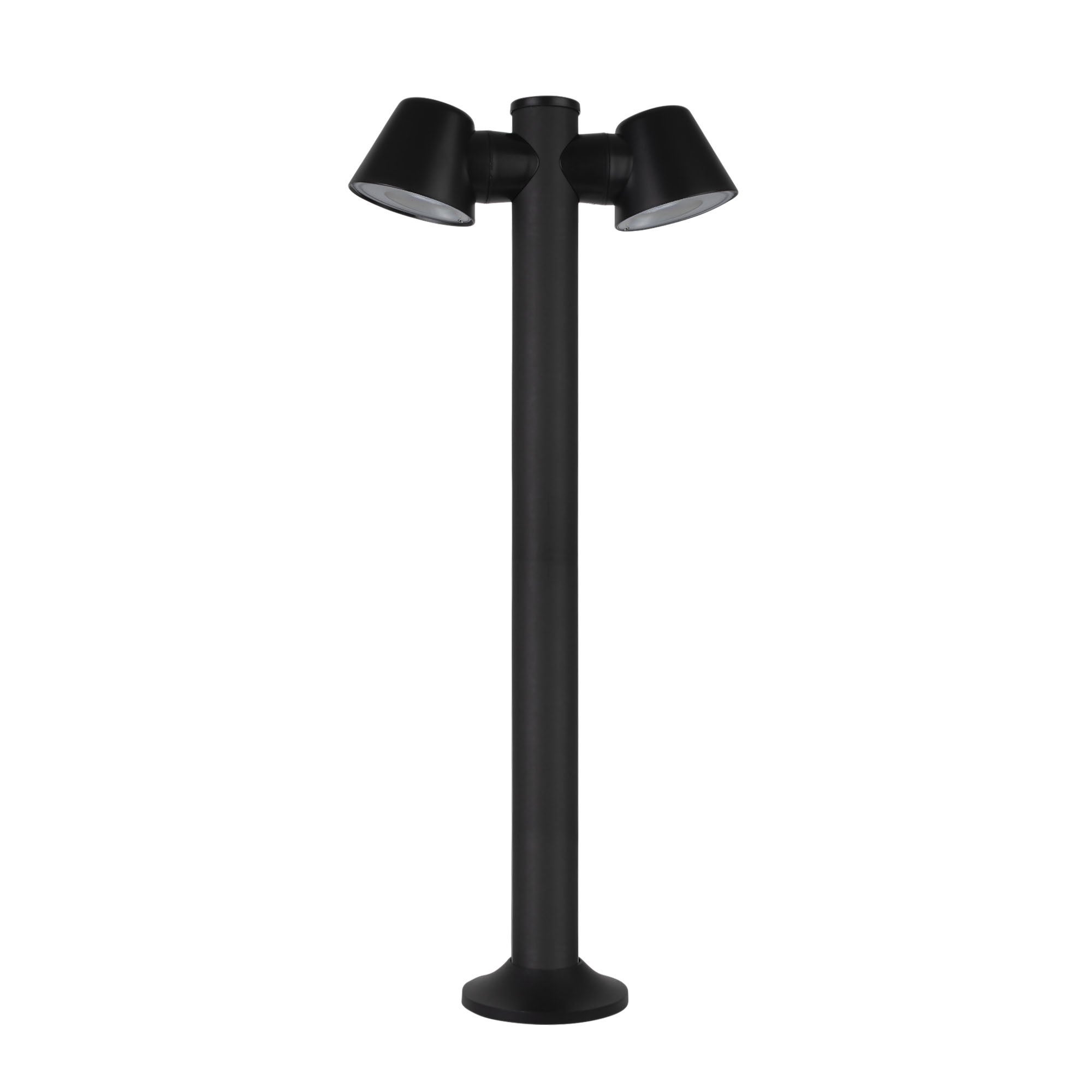 Forlight CONE Borne jumelle extérieure noire, IP54 | Leroy Merlin
