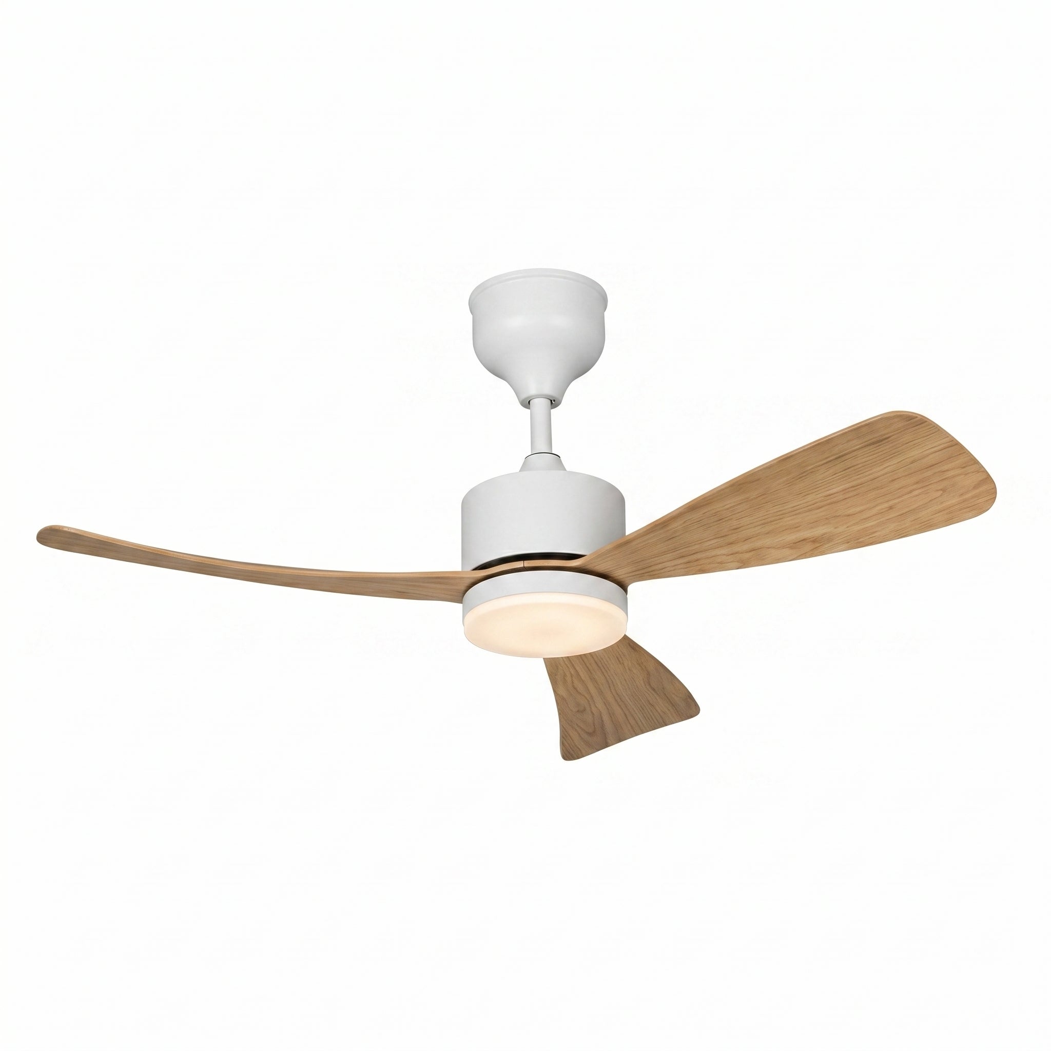 Ventilador de Techo con Luz LED 3CCT, 3 Aspas, Motor DC Silencioso ...