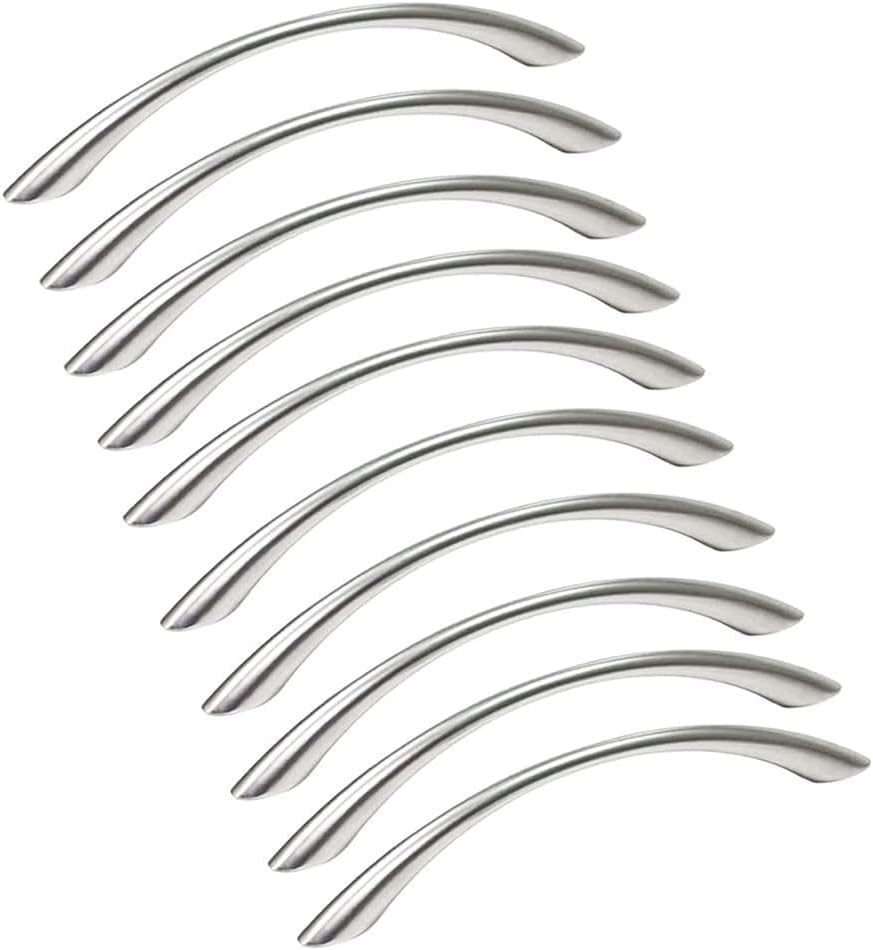 Lot de 10 Poignée Meuble Poignée de Meuble Cuisine Inox - Poignée de ...