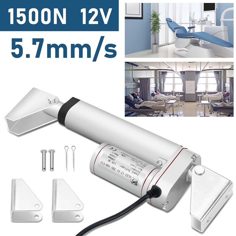 Actionneur Lineaire 12 V, Actionneur 400 mm 337.5 lb/1500 N 5.7mm/s ...