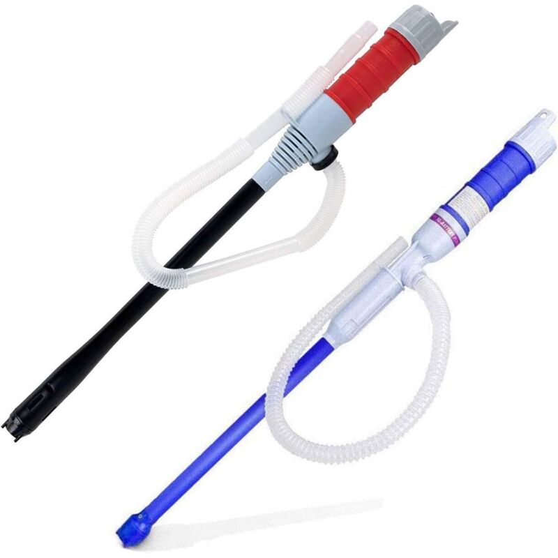 2Pcs Pompe à Eau portative à Piles, Pompe Diesel, Pompe de Transfert ...