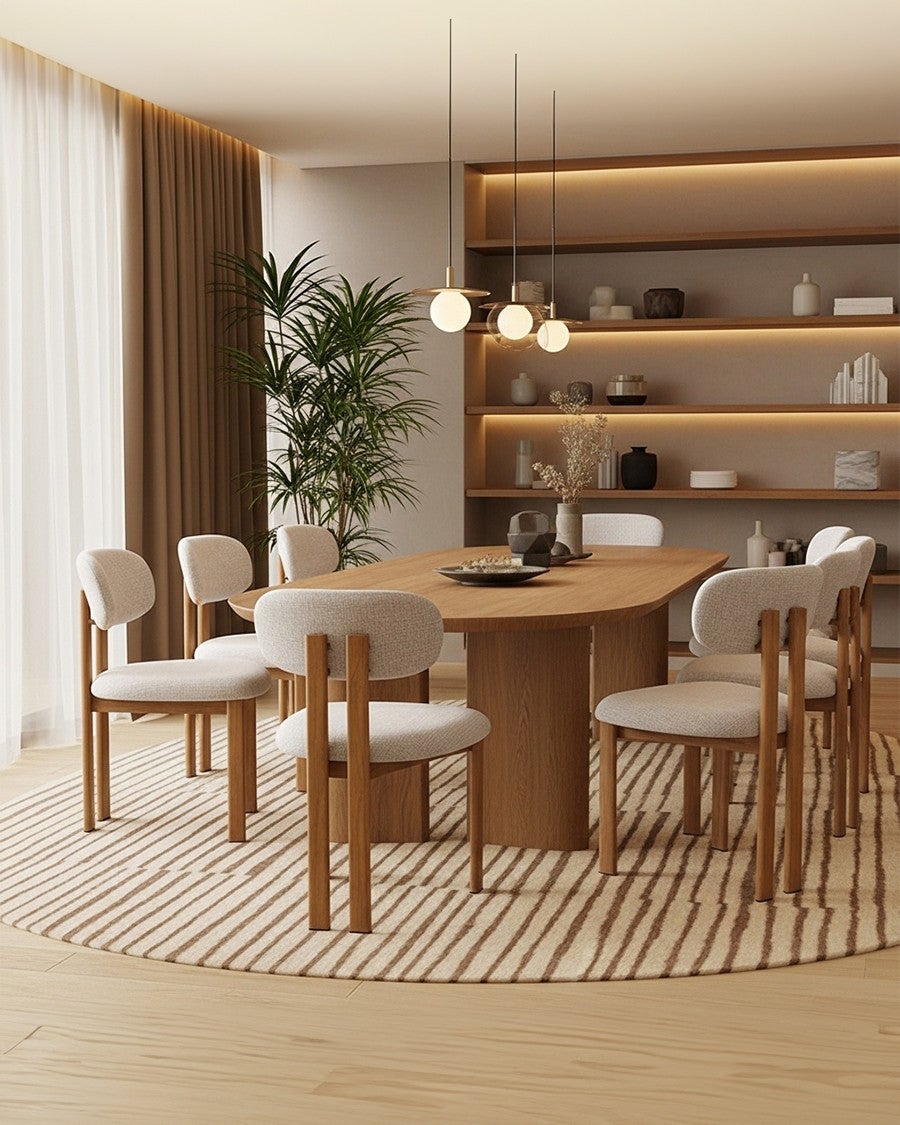 Zuno - Lot de 2 chaises Zuno en tissu beige et pieds métal | Leroy Merlin