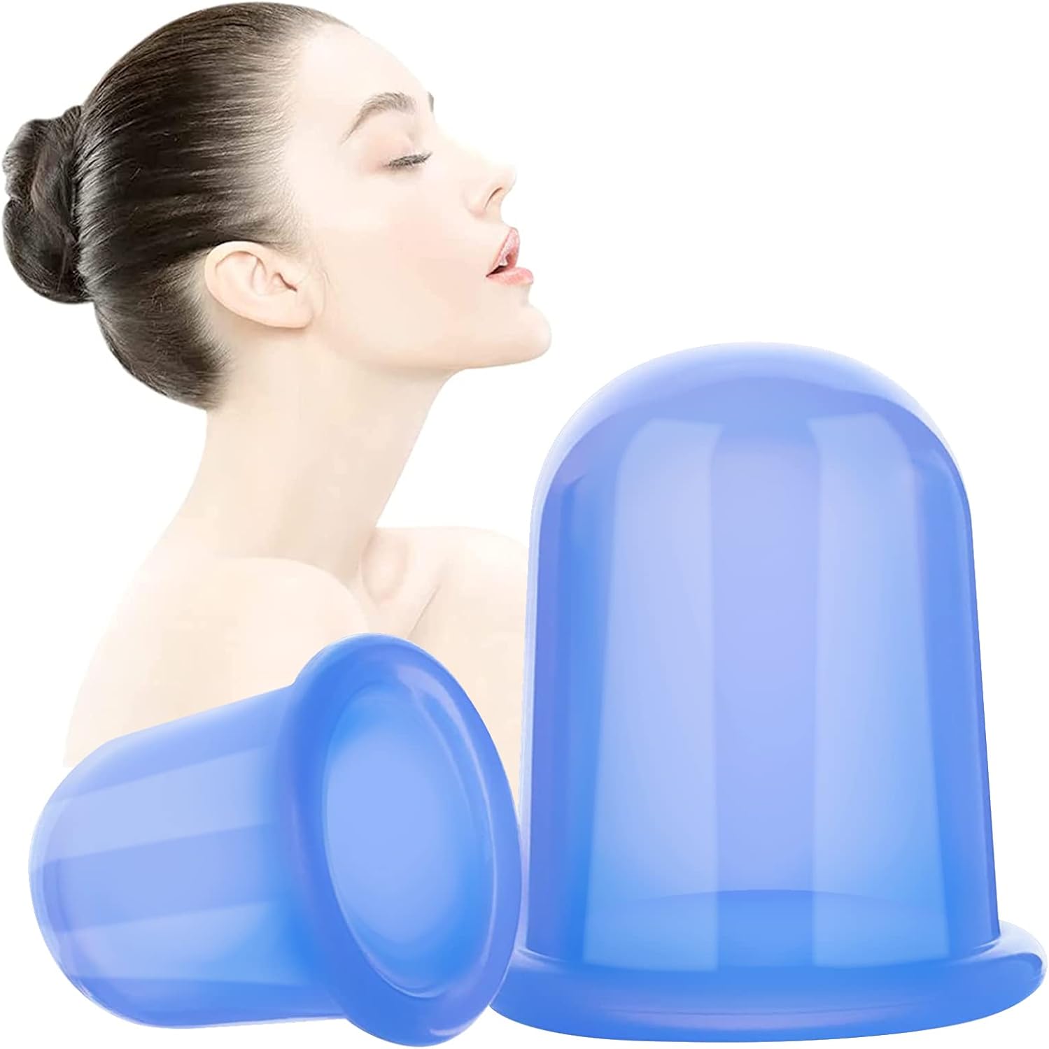Lot de 2 ventouses amincissantes anti-cellulite en silicone avec vide ...