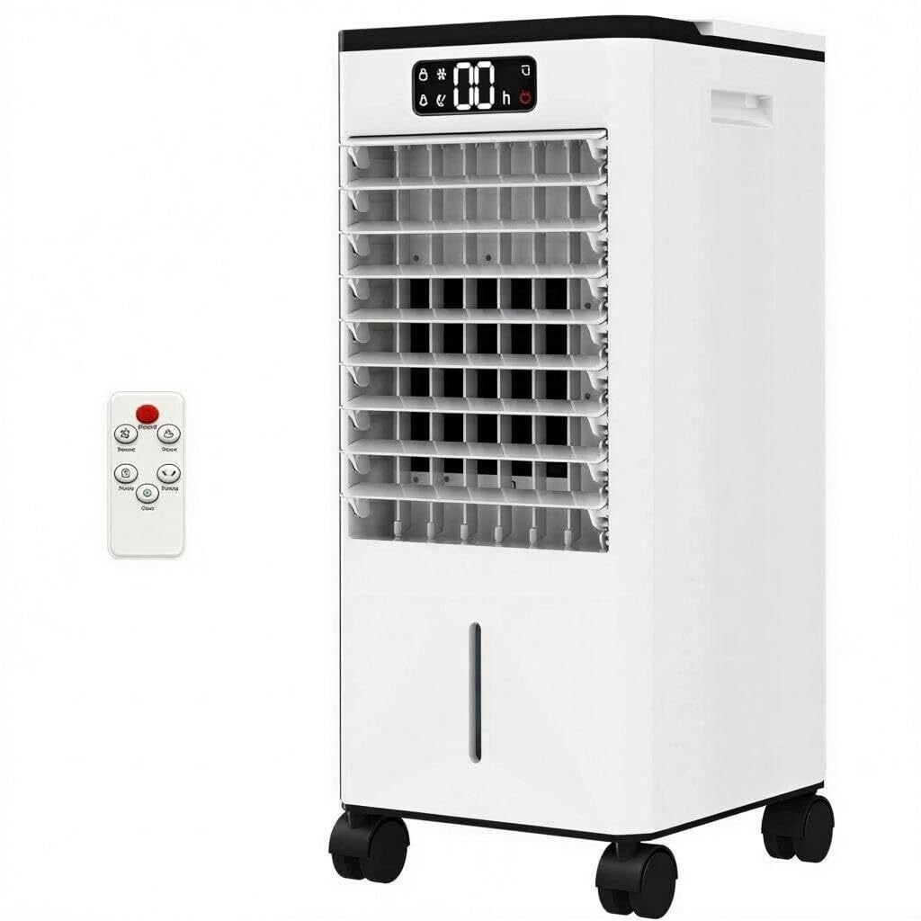 Condizionatore portatile 3-in-1 silenzioso, ventilatore, raffrescatore ...
