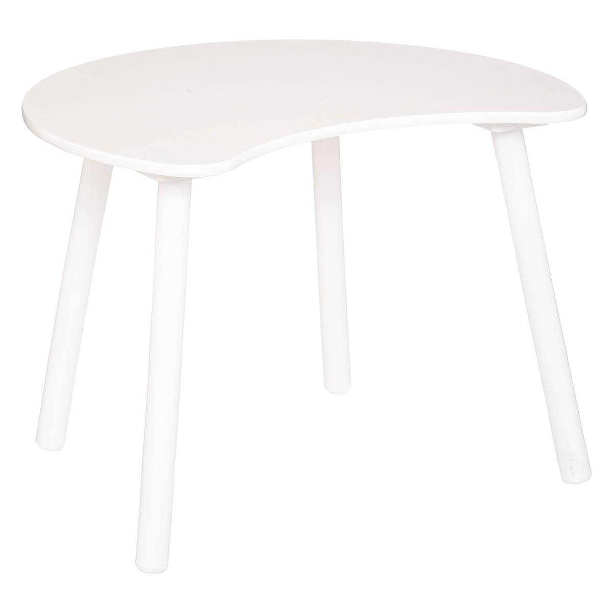 Table enfant "Lune" - bois et pin - blanc - Atmosphera créateur d ...