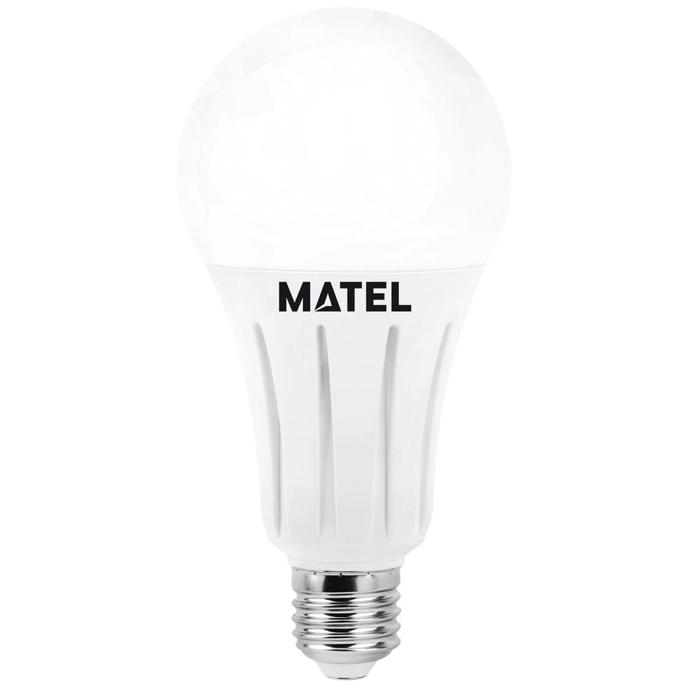Bombilla led estándar matel E27 aluminio 20W 2700K | Leroy Merlin