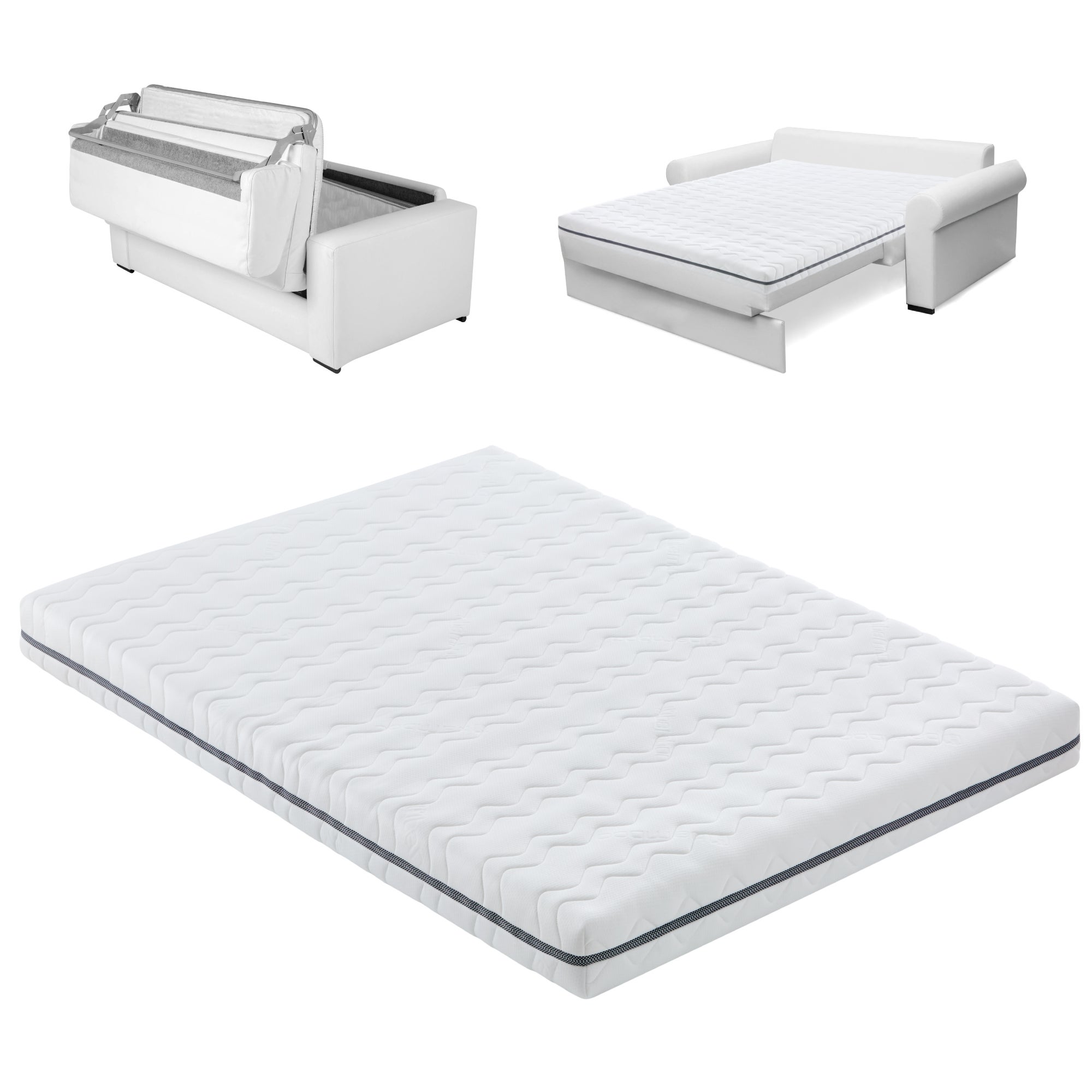 Colchon Sofa Cama 140x200 H12 Matrimonio Doble. Regalo Manta Plaid para ...