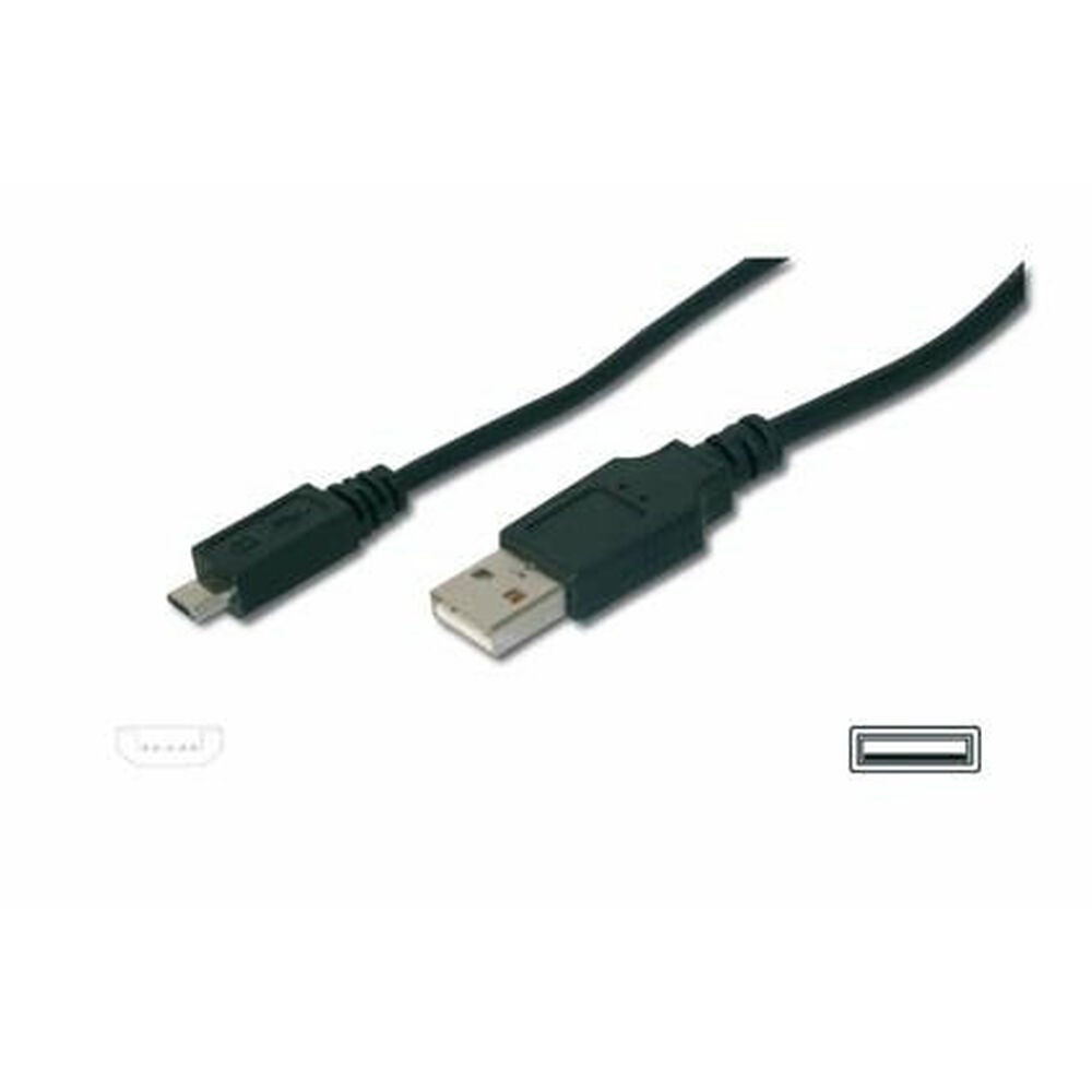 Câble Micro USB Digitus A/micro-B, 3m | Leroy Merlin