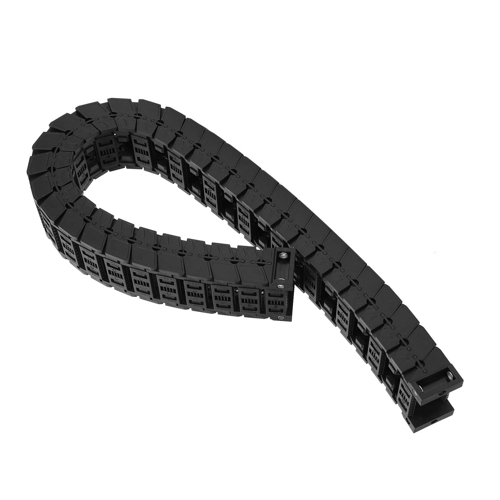 Chaîne porte-câbles en nylon amovible, série silencieuse, assemblage de ...