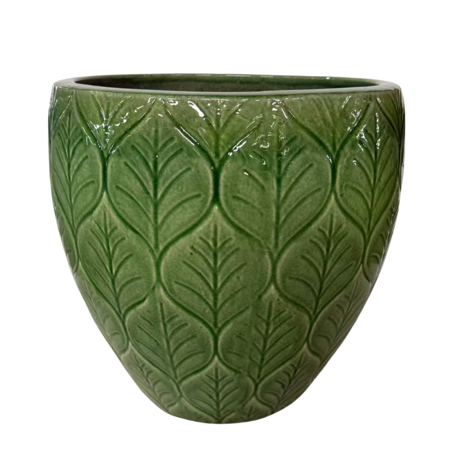 Pot grande taille d'extérieur ARTEMIS 49x48cm vert pomme, fait main en ...